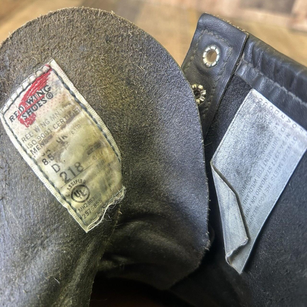 Red Wing 218 Wildland Soft Toe Logger Work Boots... - Depop