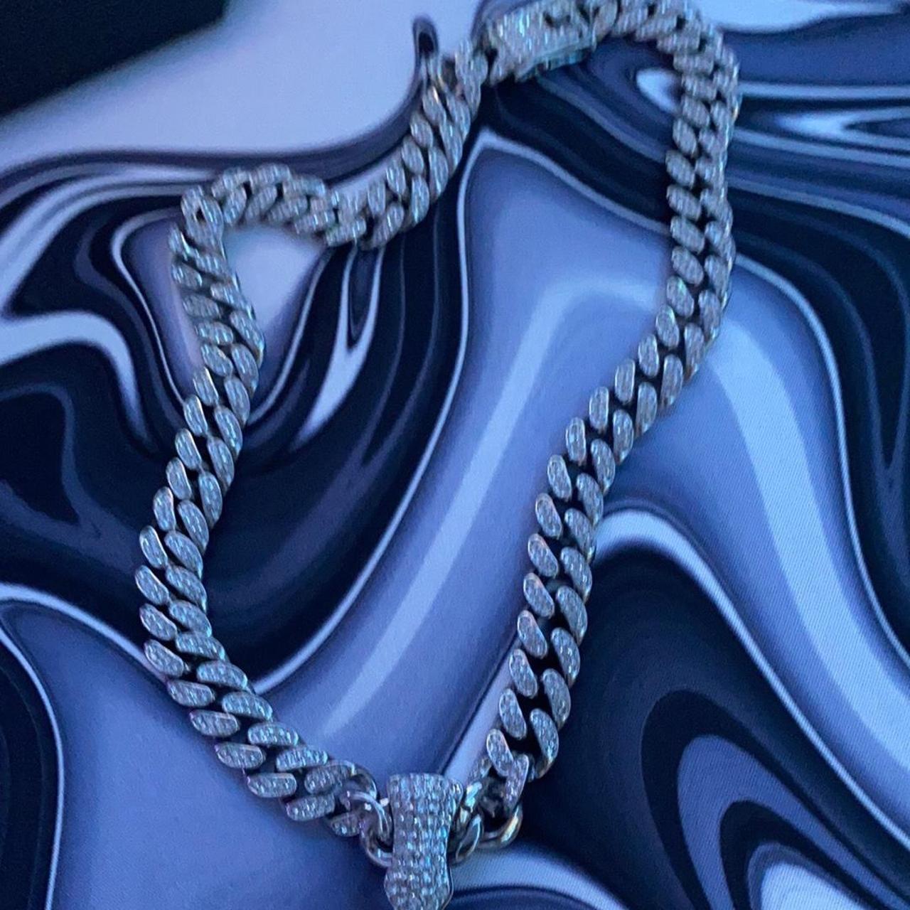 Trapstar chain Cuban chain Trapstar pendent Diamond... - Depop