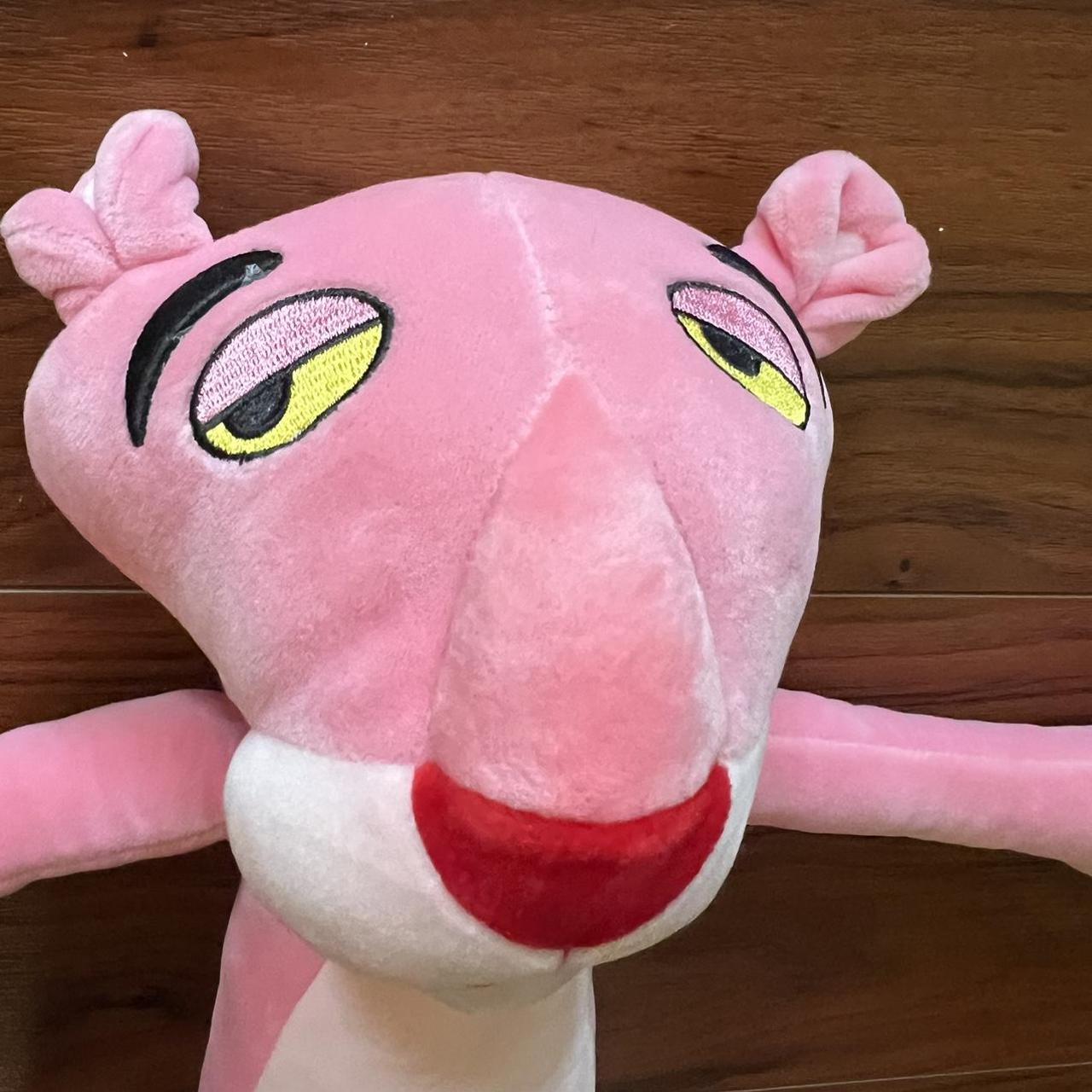 Miniso Pink Panther Large 22” Plush Stuffed New soft... - Depop