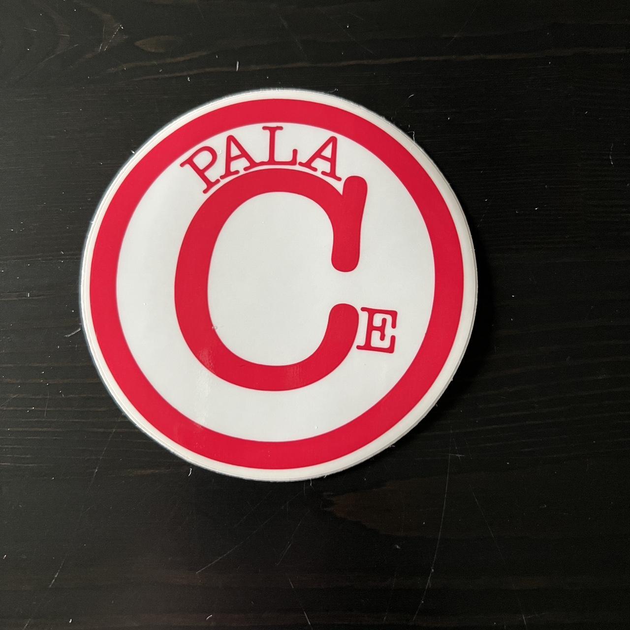 Palace C Logo Sticker 3.3”x3.5” #palace #sticker... - Depop