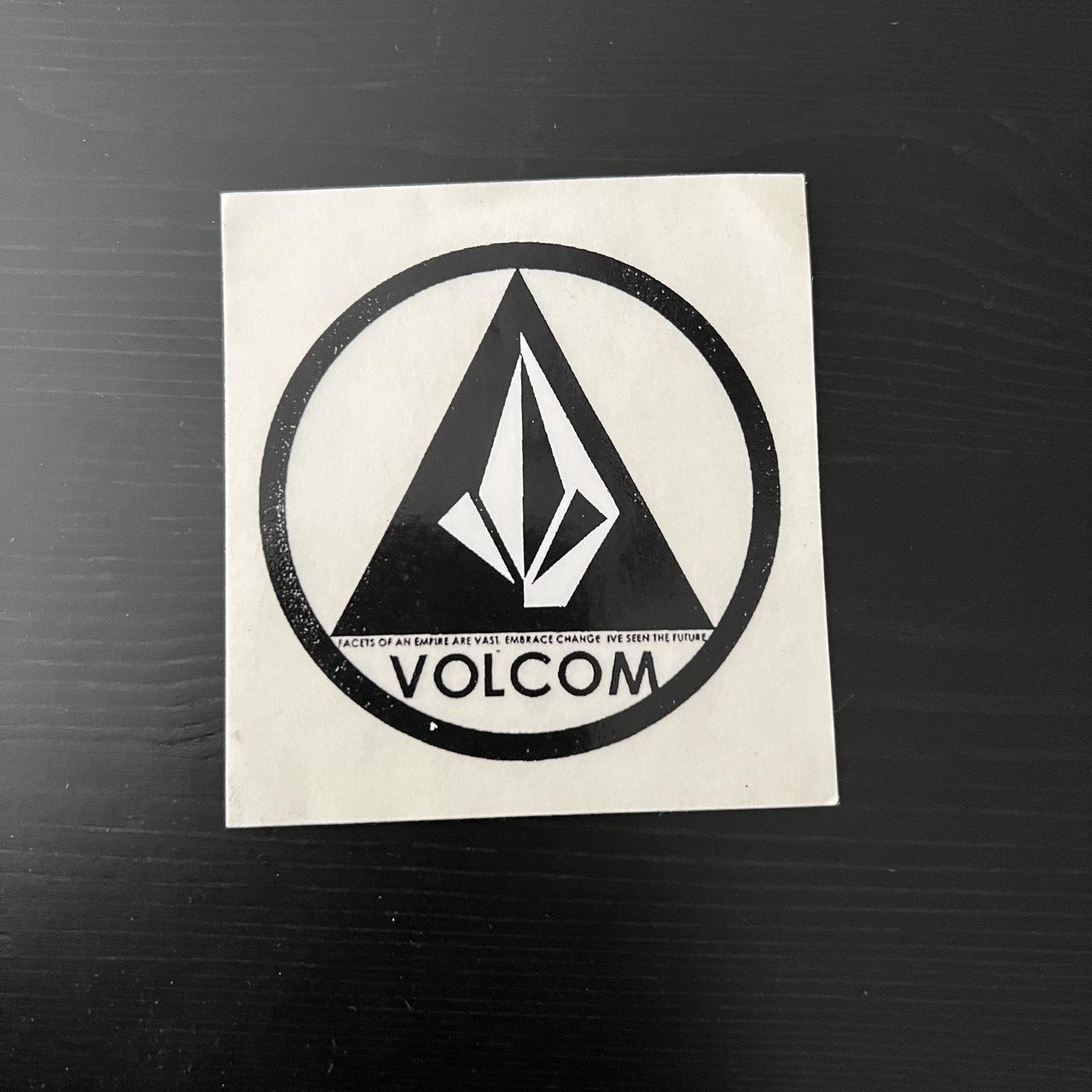 Volcom Circle Triangle Logo Sticker 3"x3.25" Lots... - Depop