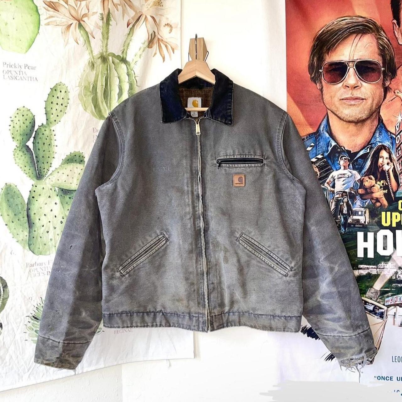 Carhartt Detriot Jacket J97 GVL Gravel Carhartt... - Depop