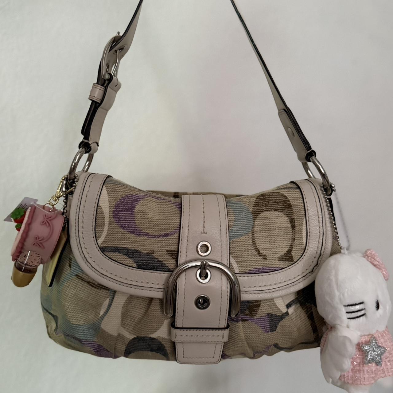 Vintage Coach SoHo Signature C Pattern Bag With... | Depop