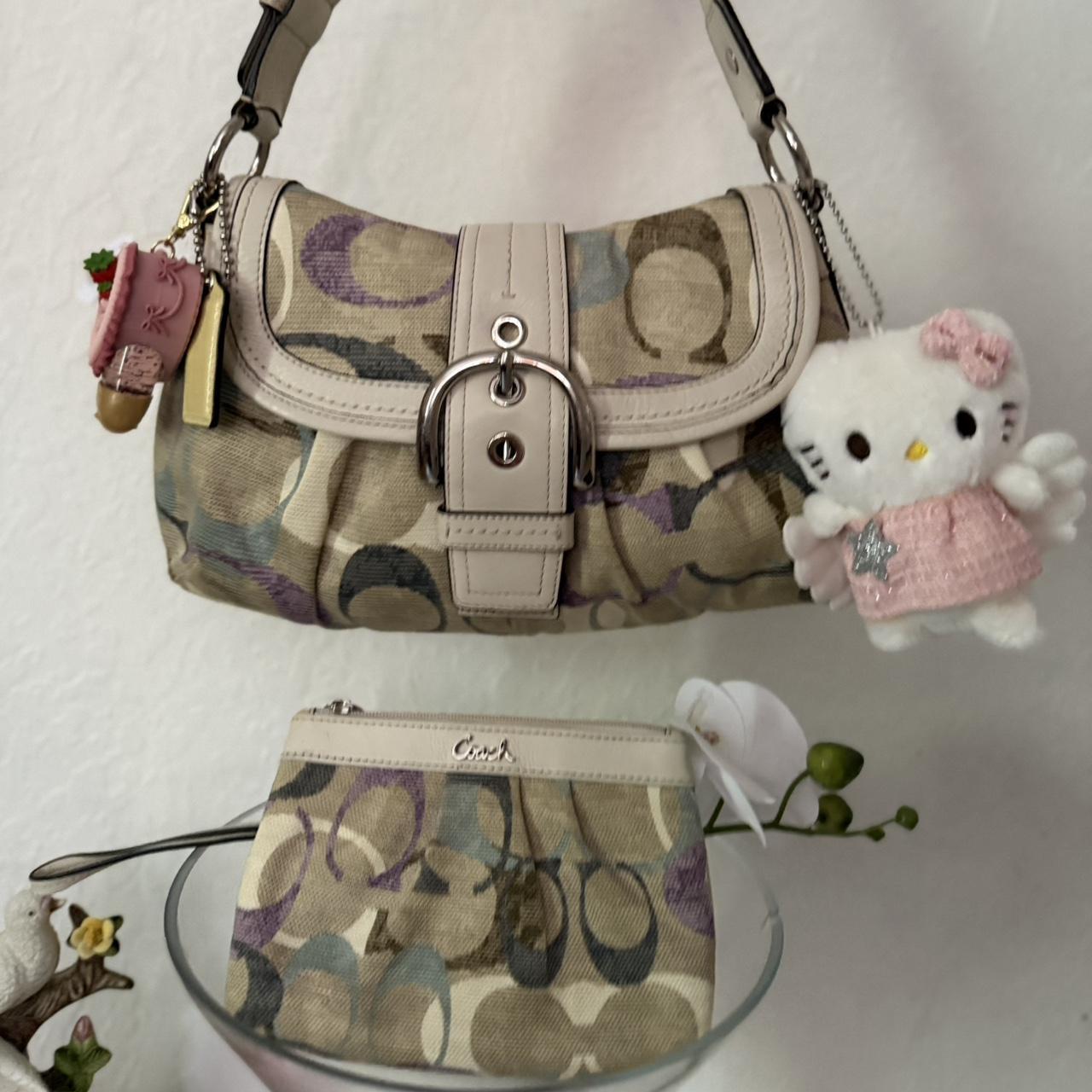 Vintage Coach SoHo Signature C Pattern Bag With... | Depop