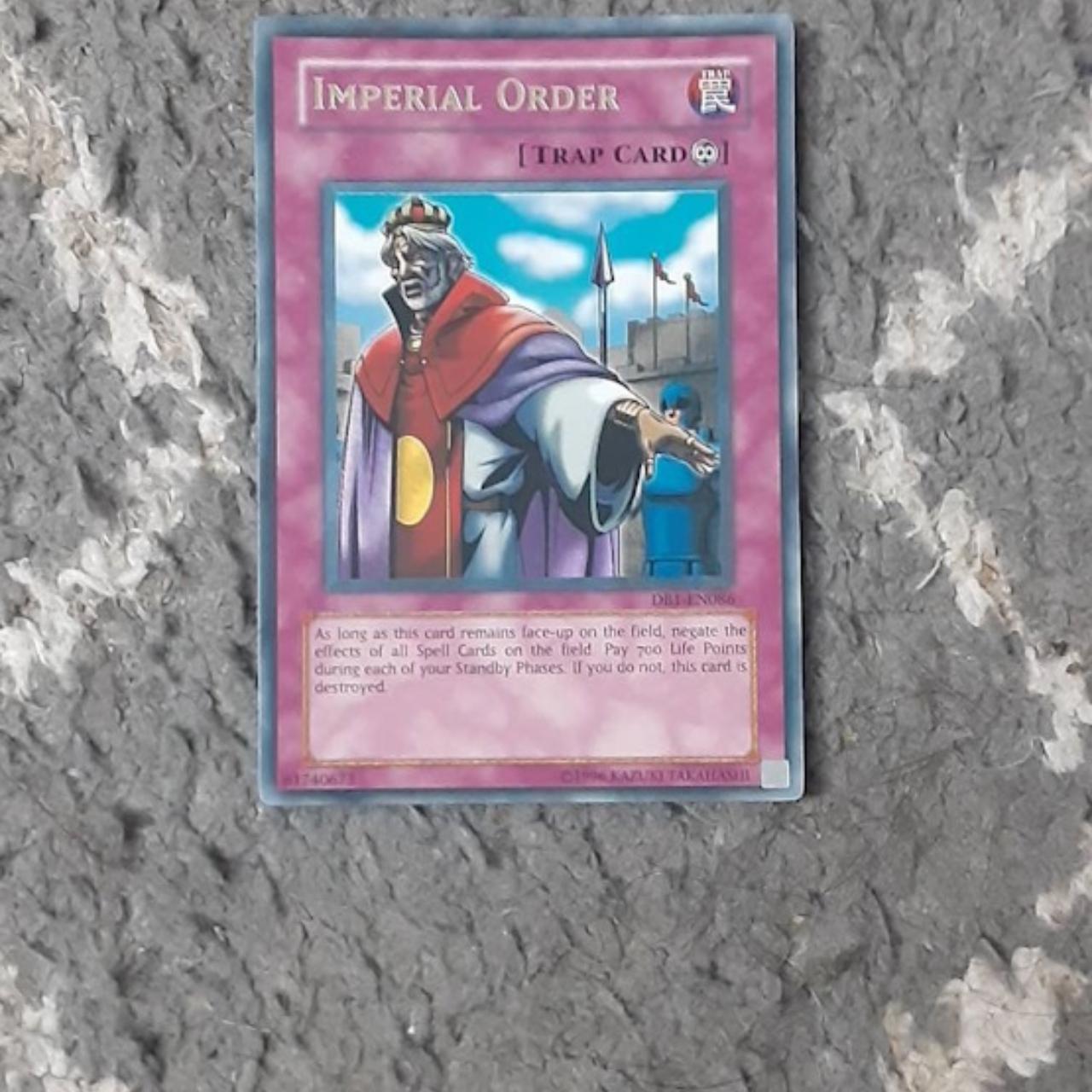 Yu-Gi-Oh! TCG Imperial Order DB1-EN086 Holo $25 Near... - Depop