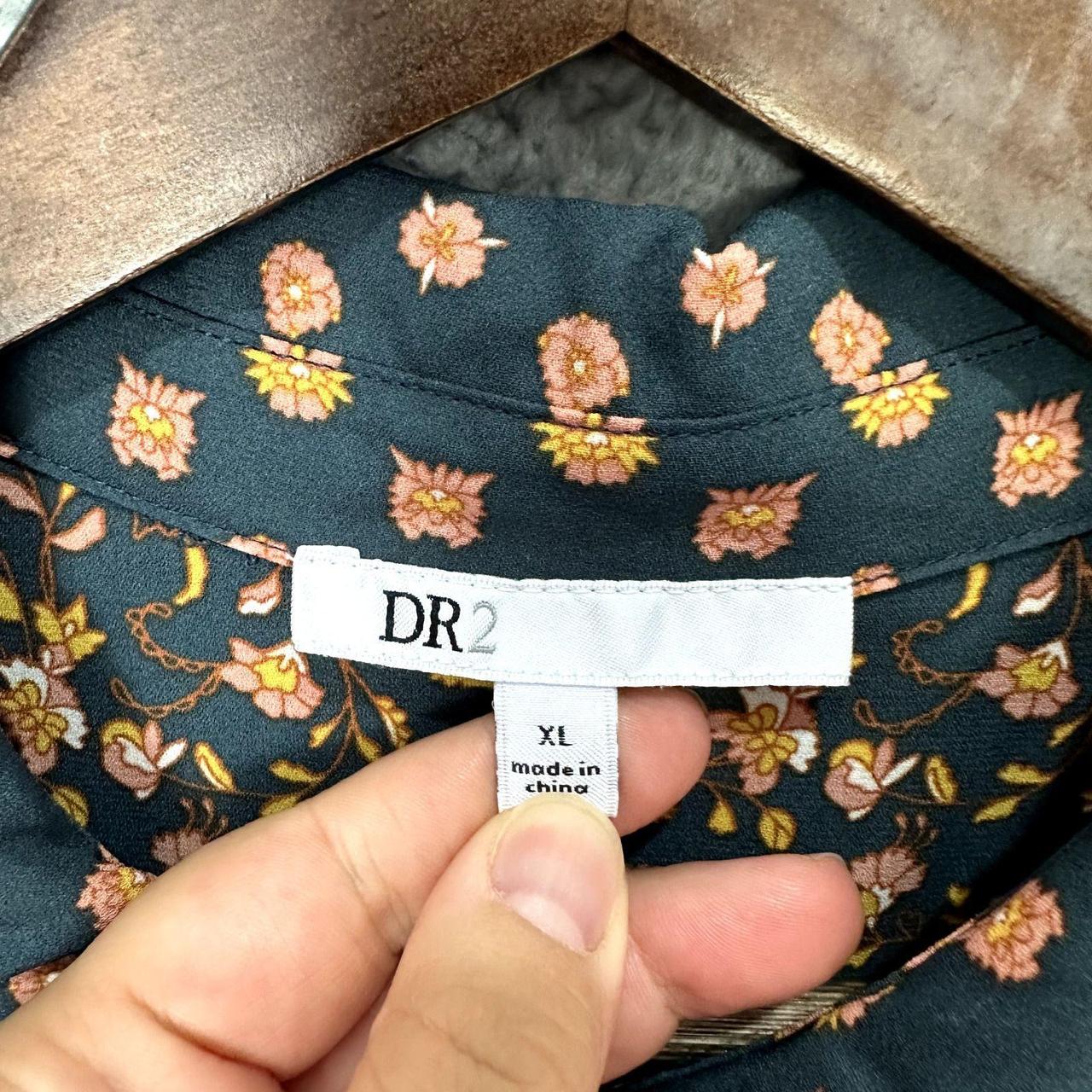 DR2 Daniel Rainn Top Womens XL Multicolor floral... - Depop