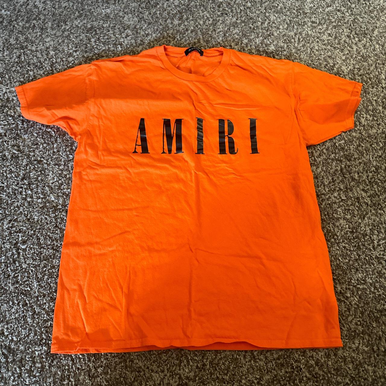 Amiri orange shirt - Depop