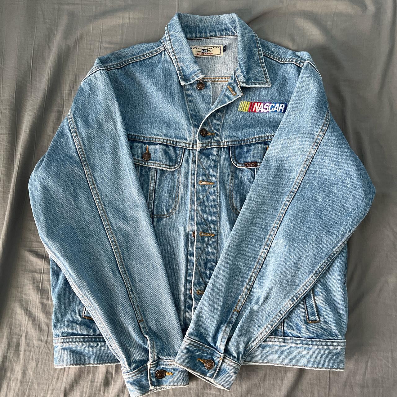 LEE x Nascar Denim Jacket Perfect condition, all... - Depop