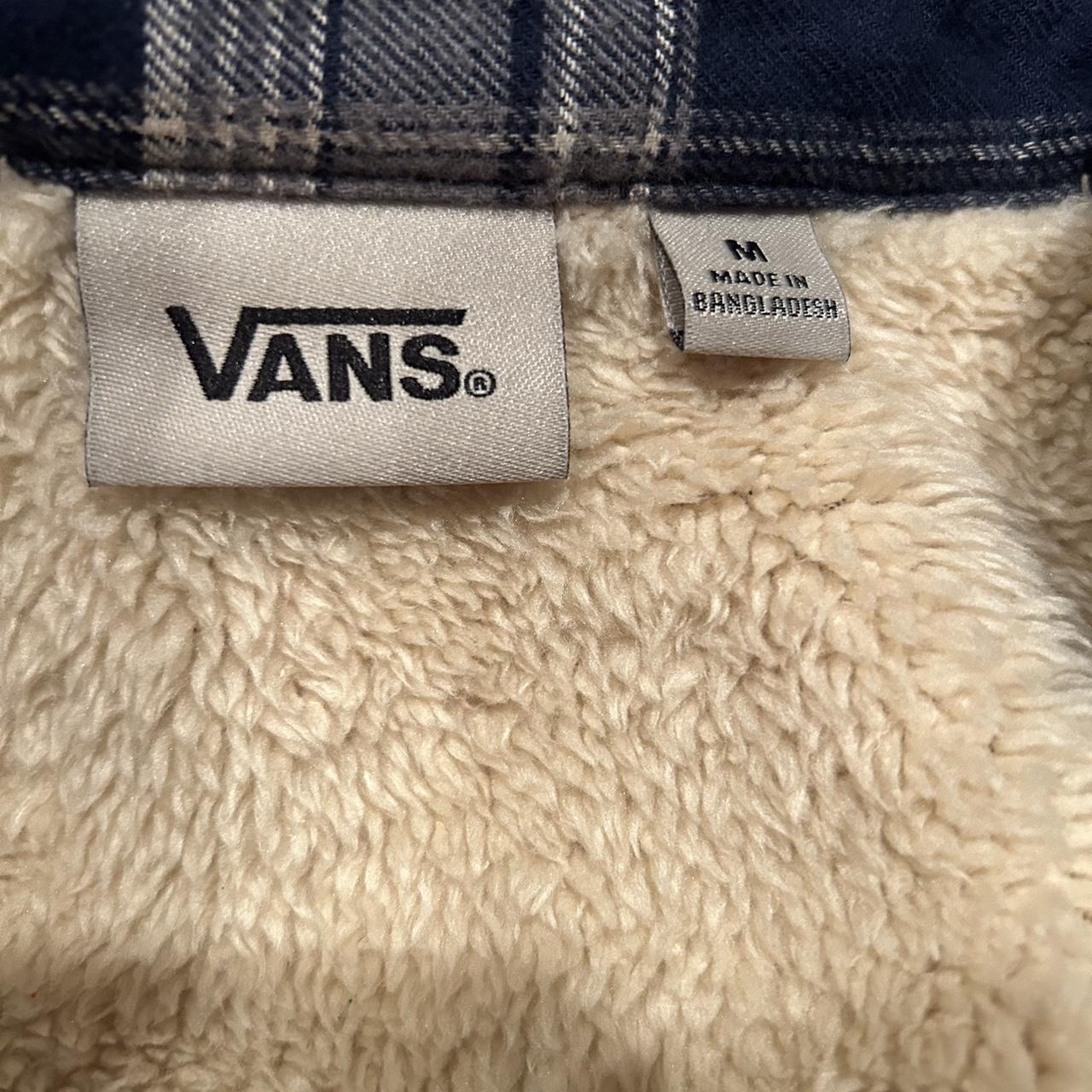 Med vans fleece Worn once, no rips, tears or stains... - Depop
