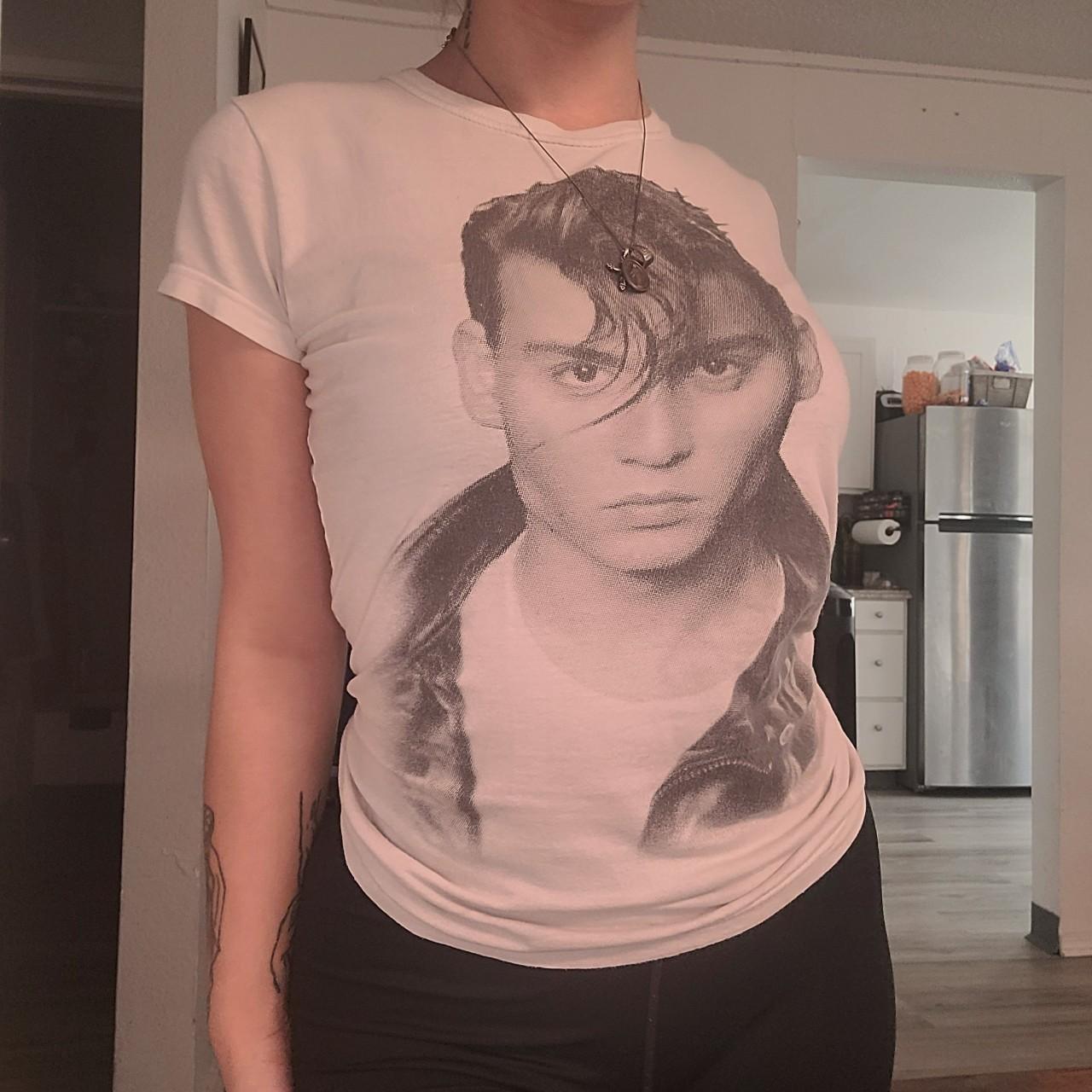 Cry Baby Merch Johnny Depp White Tee Shirt #Vintage... - Depop