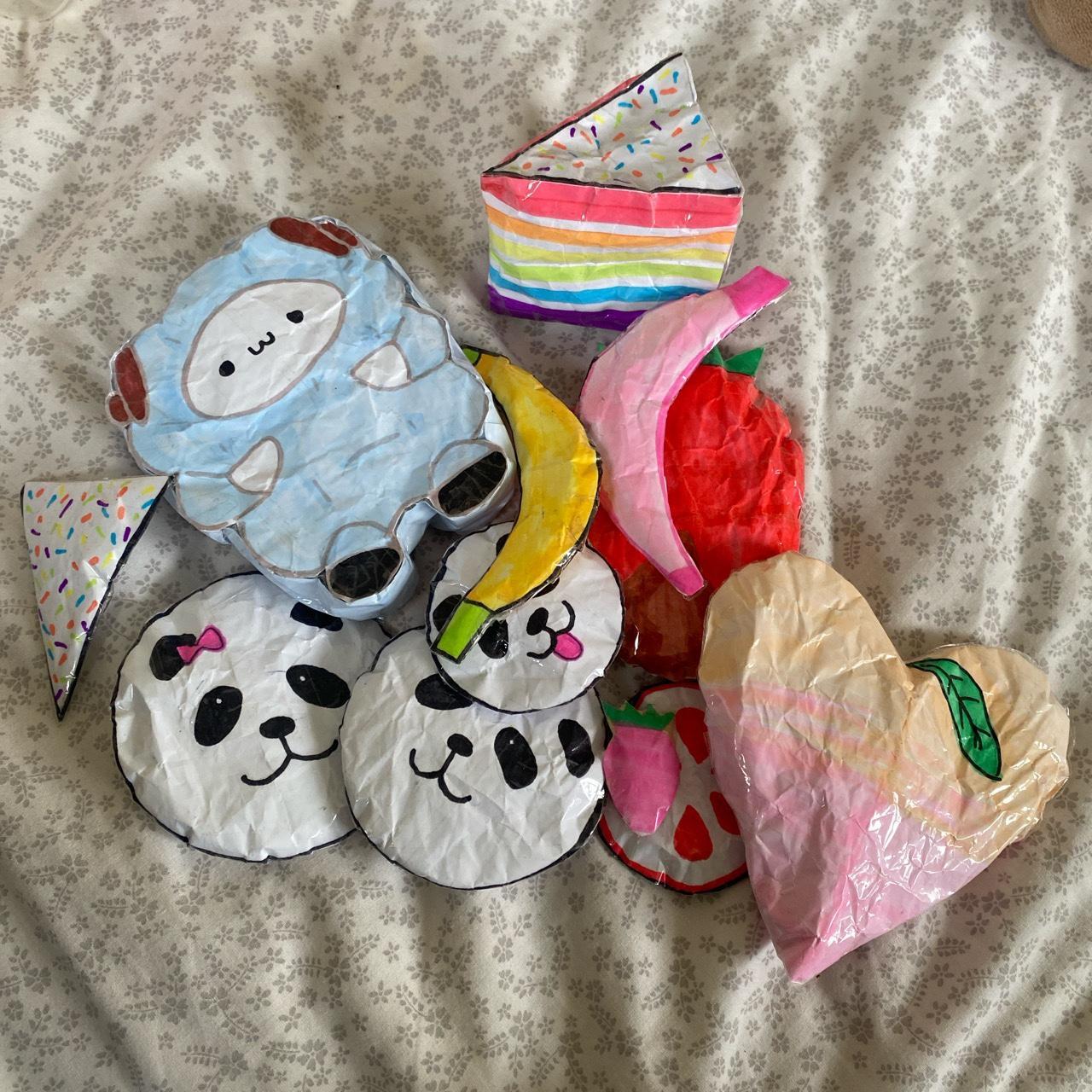 Paper squishy 12 pack Fidget toys Laminated - Depop