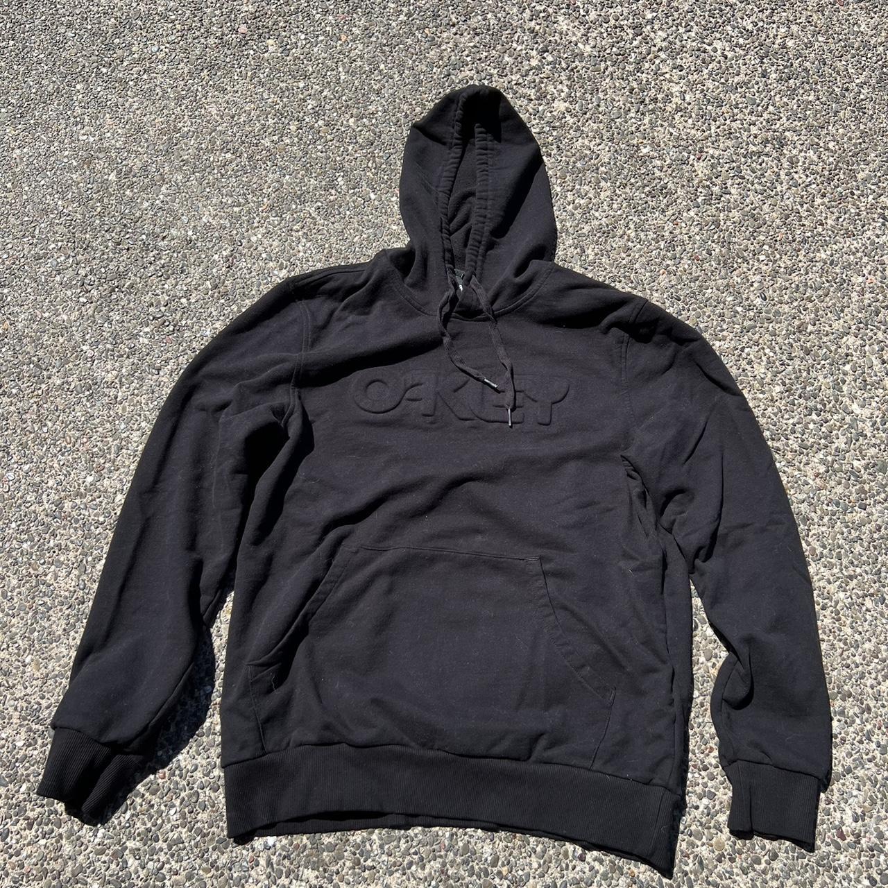 Vintage Oakley Hoodie Embossed Oakley Logo Lighter Depop
