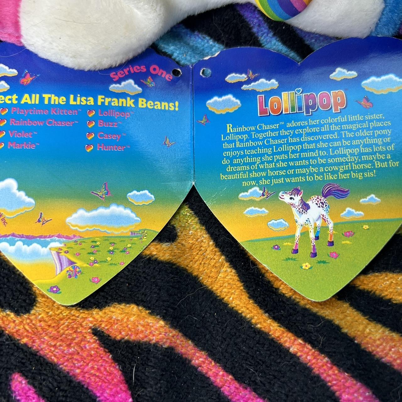 lollipop lisa frank plush tag included light... - Depop