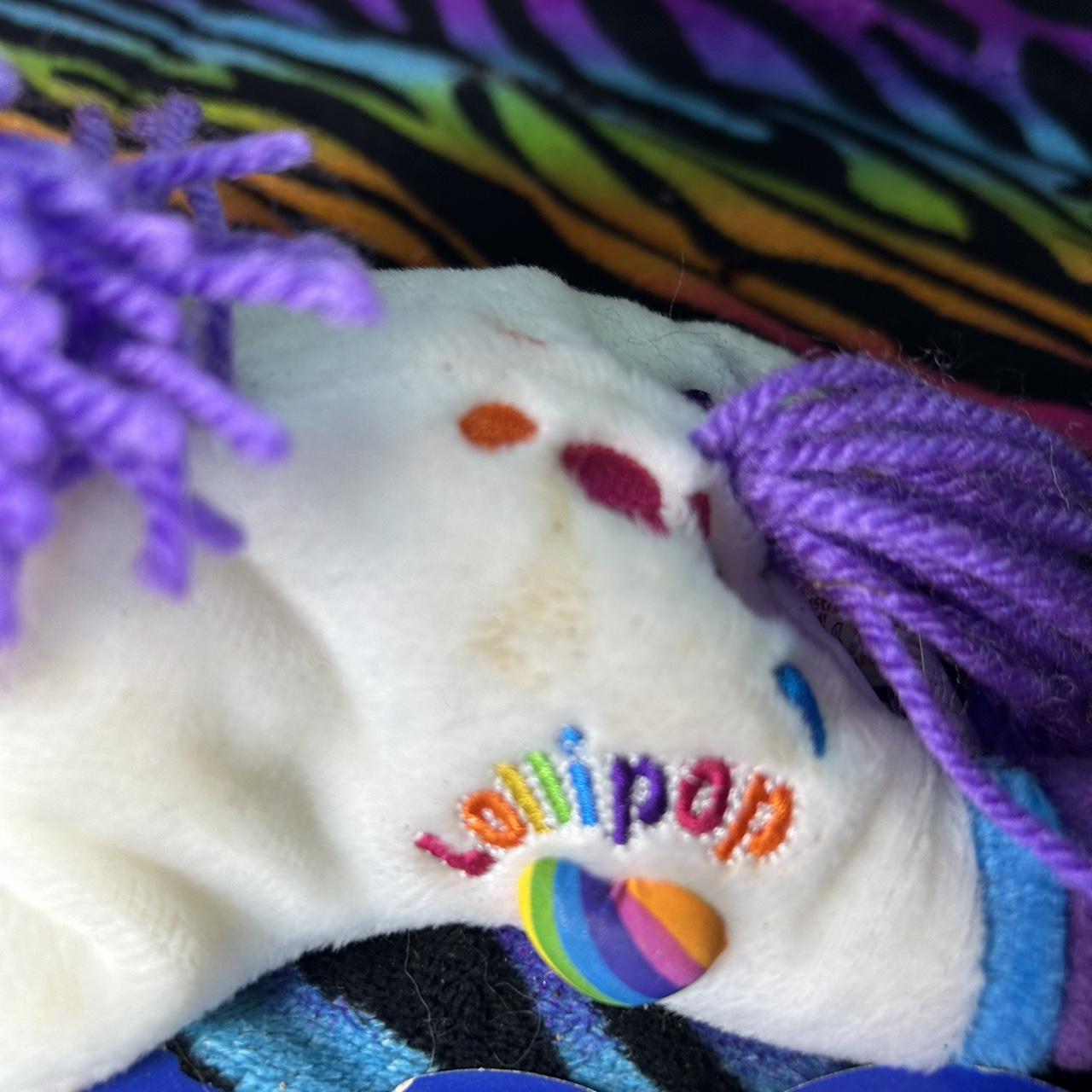 lollipop lisa frank plush tag included light... - Depop