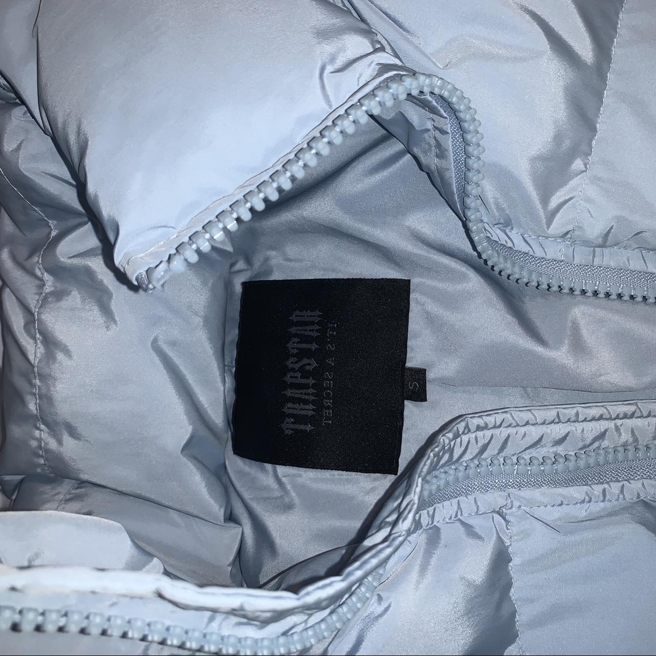 Trapstar iron gate ice blue puffer jacket. Size... - Depop