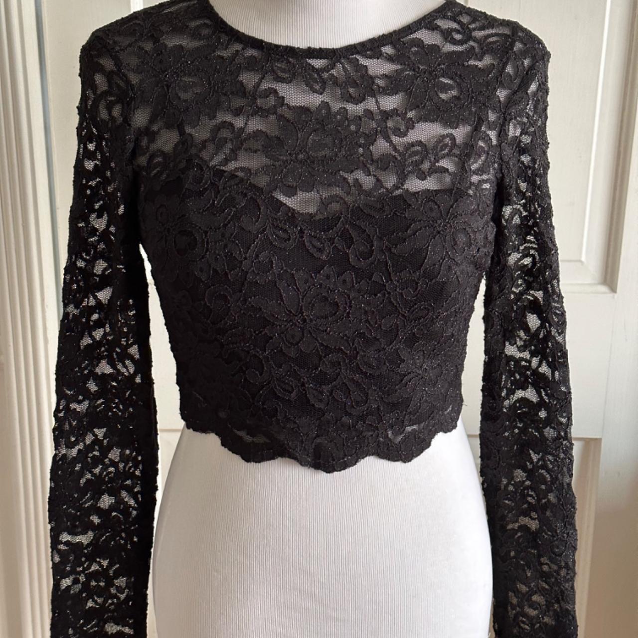 Elegant Lace top. Great for date night, or a party.... - Depop