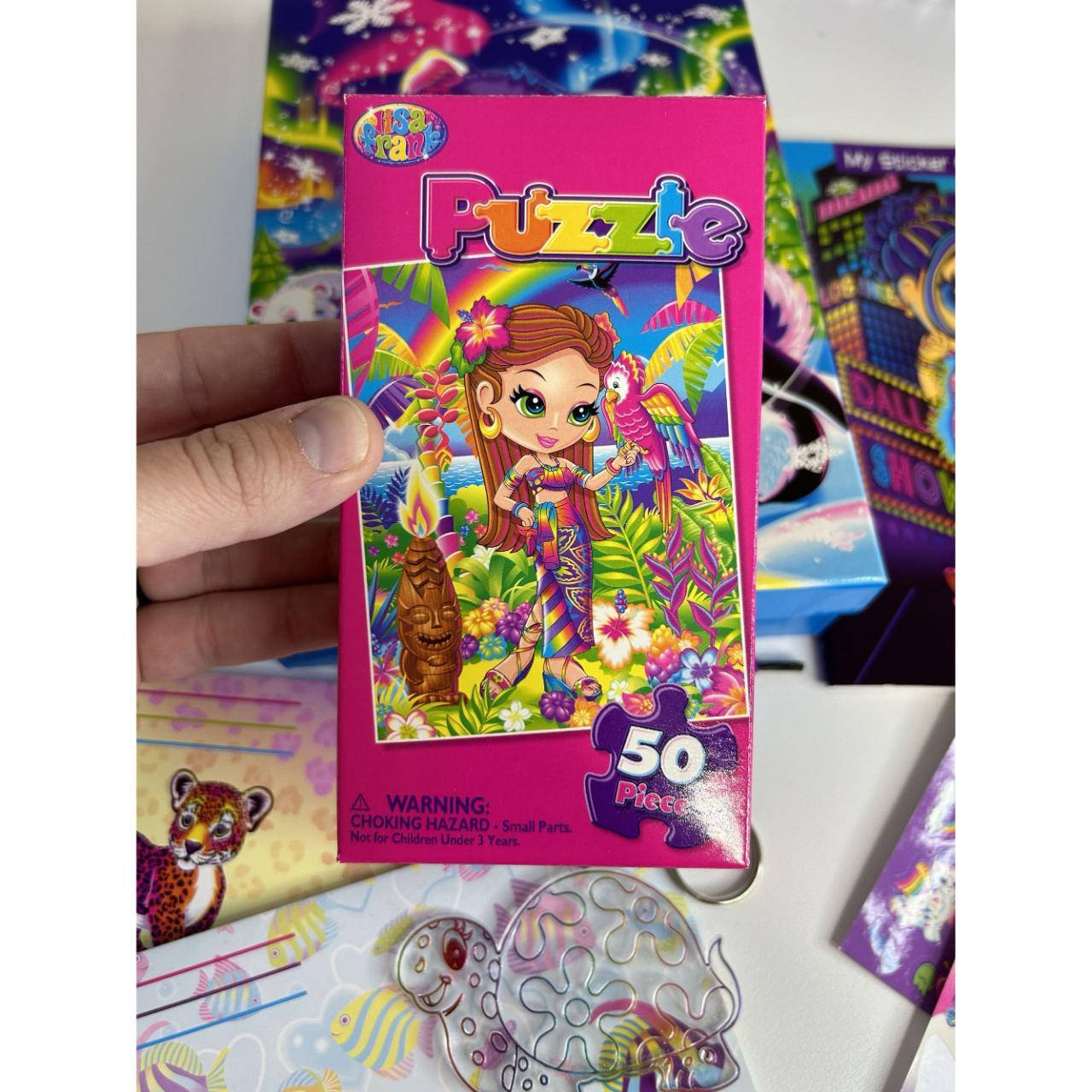 Vintage Lisa Frank Box Set Stickers Keychain... - Depop
