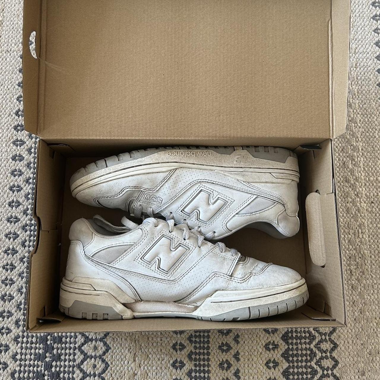 NEW BALANCE 550 TRAINERS UK SIZE 9 Used, in good... - Depop