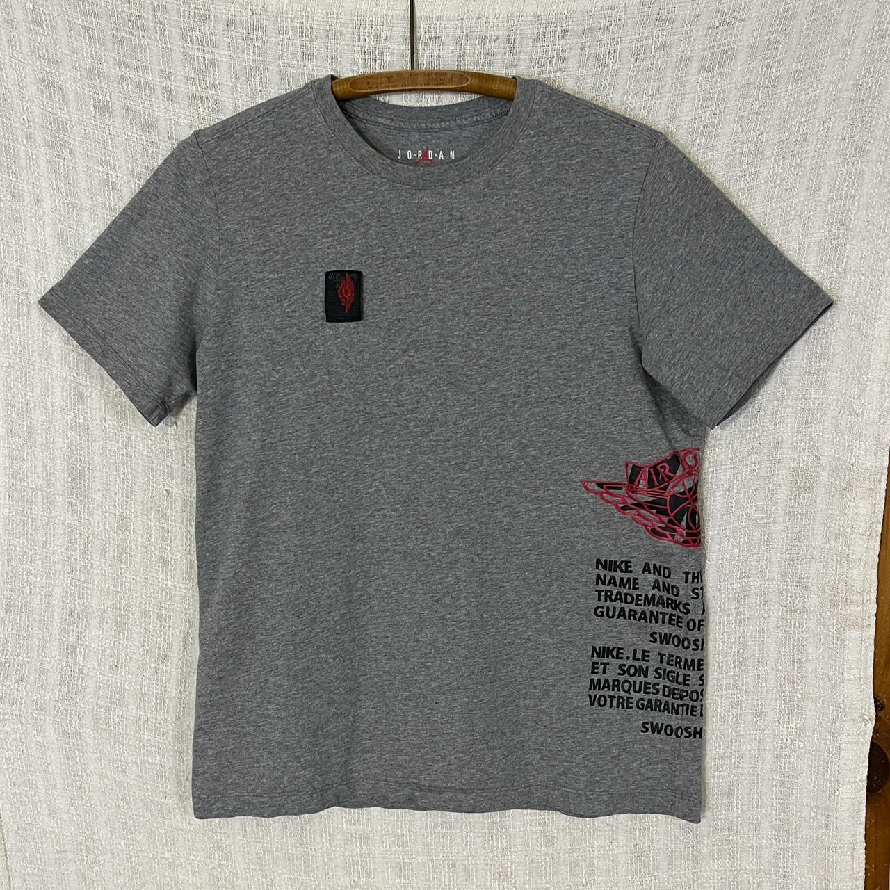 Jordan Brand Classics Wings Tag Jumpman OG Gray S/S... - Depop
