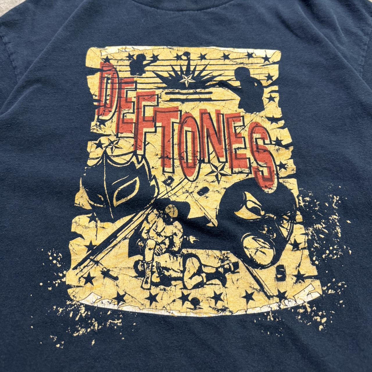Early 2000’s Deftones Lucha Libre Giant tee Men’s... - Depop