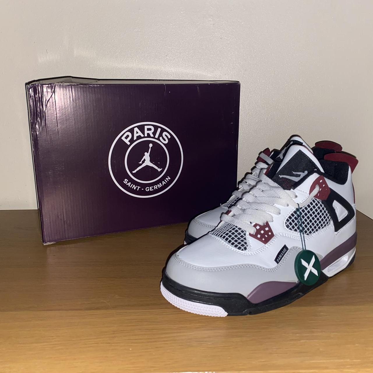 Jordan 4s PSG BRAND NEW TOP QUALITY STOCK X TAGS... - Depop