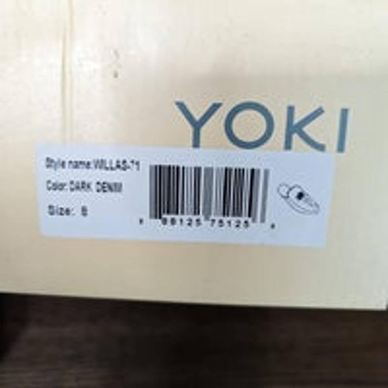 Yoki Willas-71 dark denim slip on mules. Beautiful... - Depop