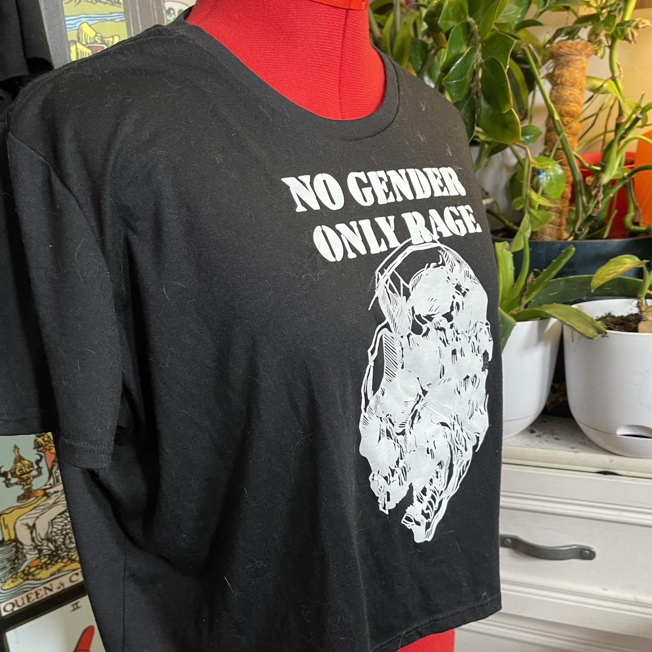 No gender only rage tee This is a handmade item!... - Depop
