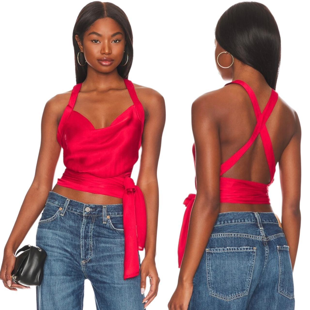 🆕 Revolve x LNA Two Way Wrap Top NWT Brand... - Depop