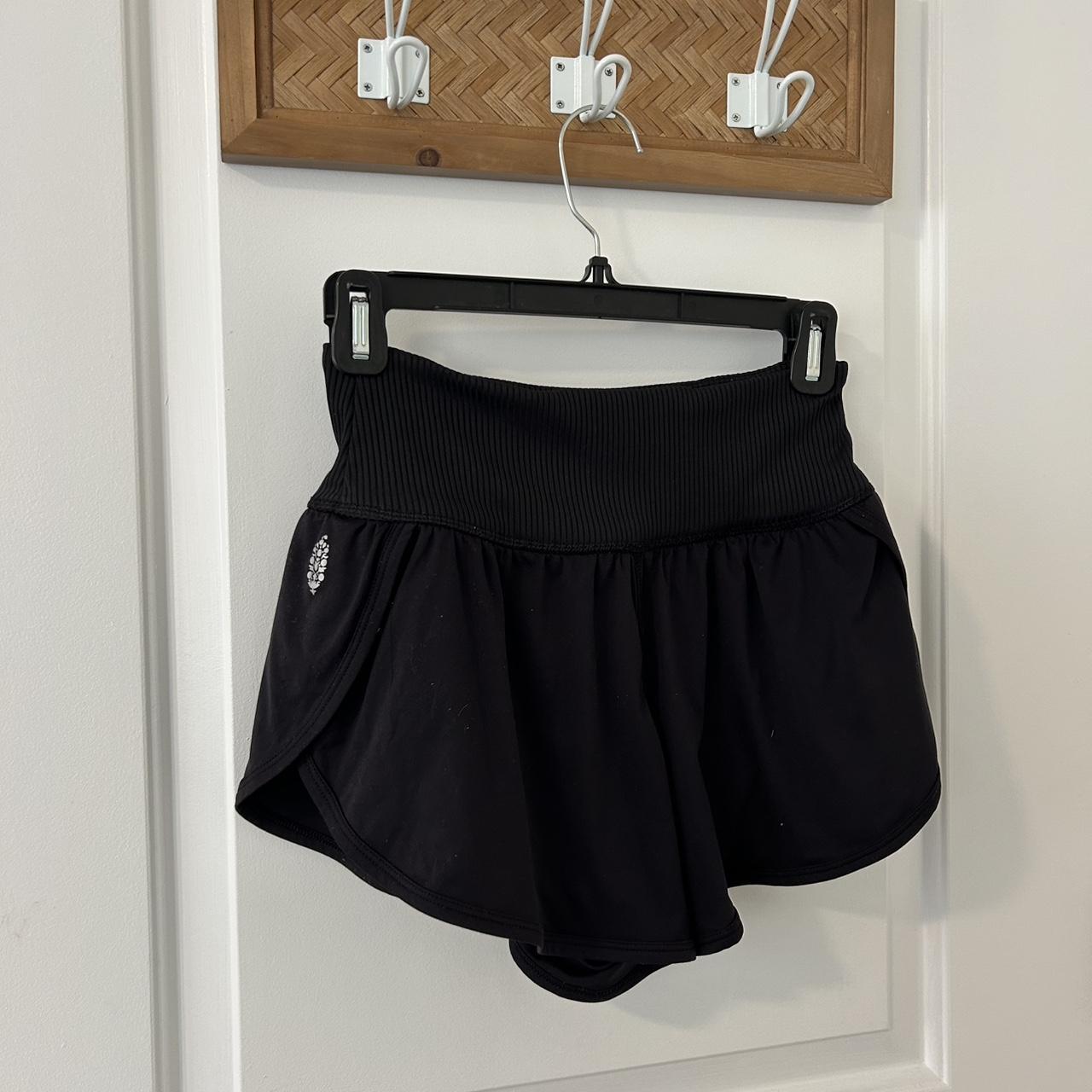 black fp movement shorts, size s but fits like an... | Depop