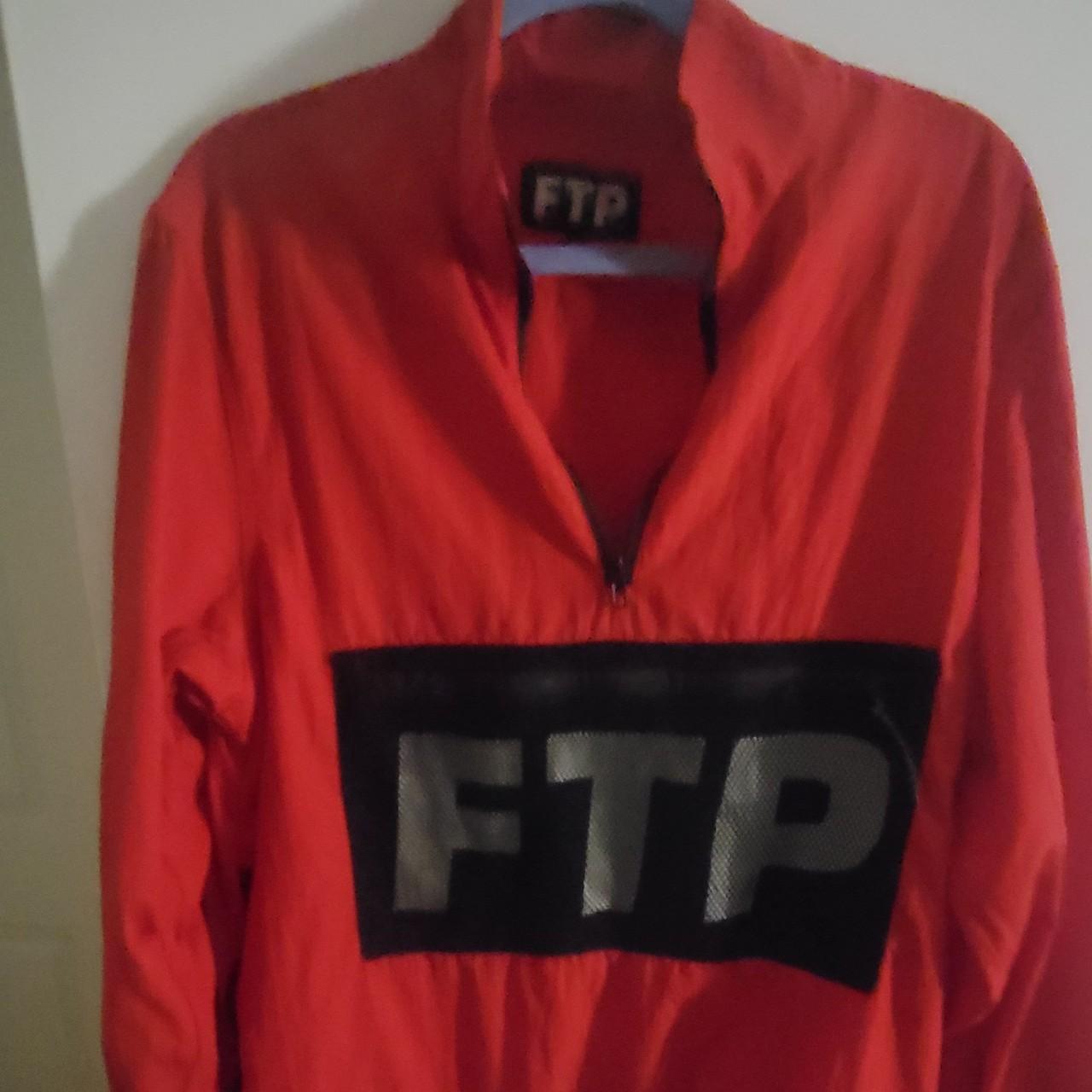 RARE FTP MESH RED ZIPPER SUPER RARE SIZE MEDIUM... - Depop