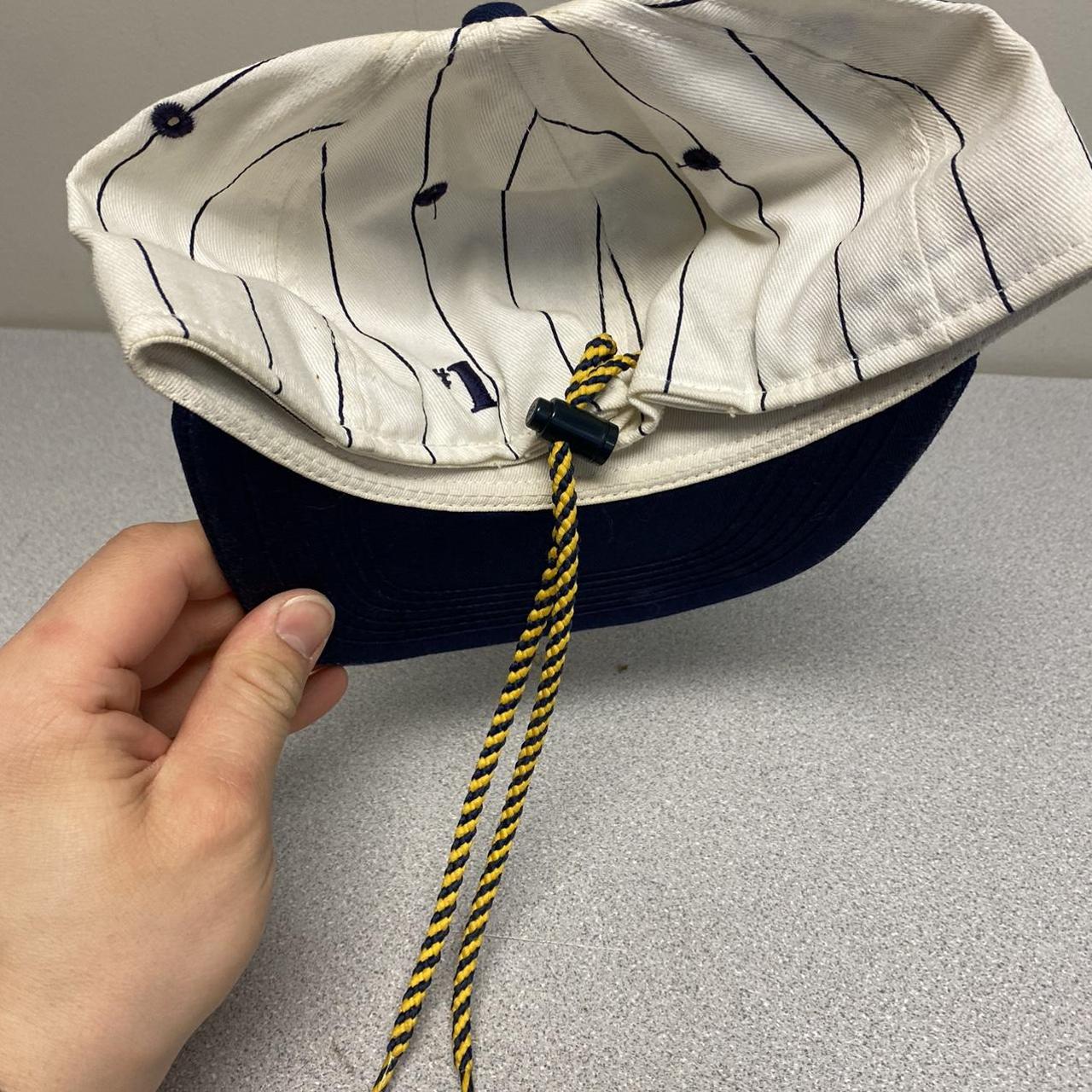 Vintage Georgia Tech Striped Hat Preowned... - Depop