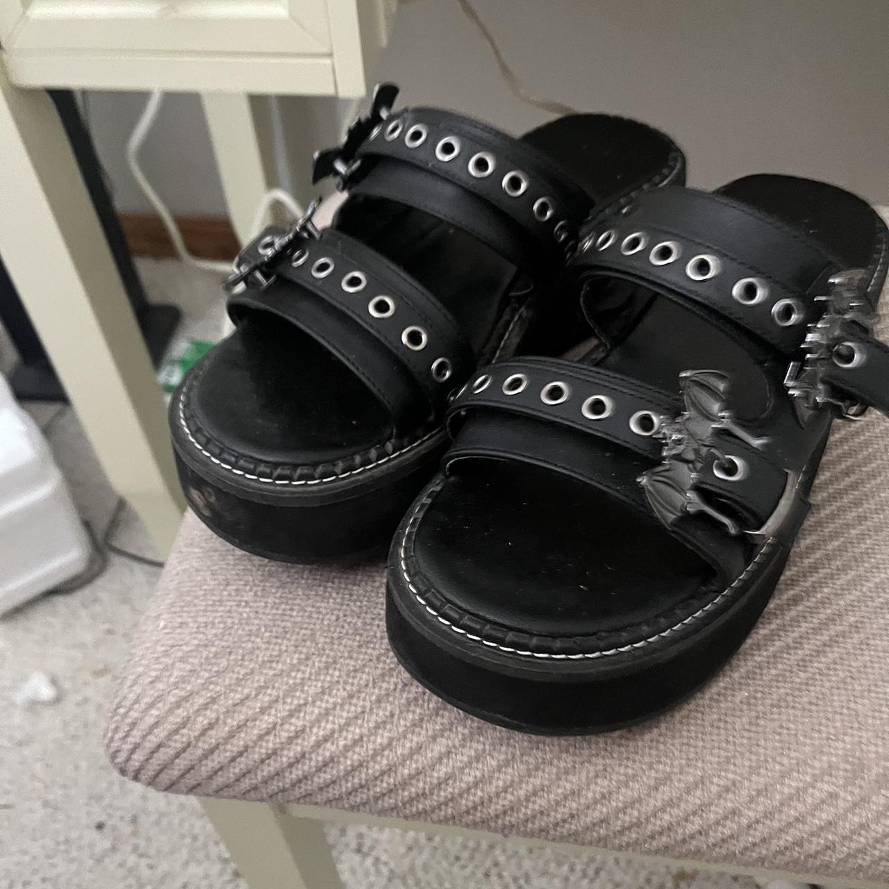 Demonia sandals, goth, punk, emo, platforms - Depop