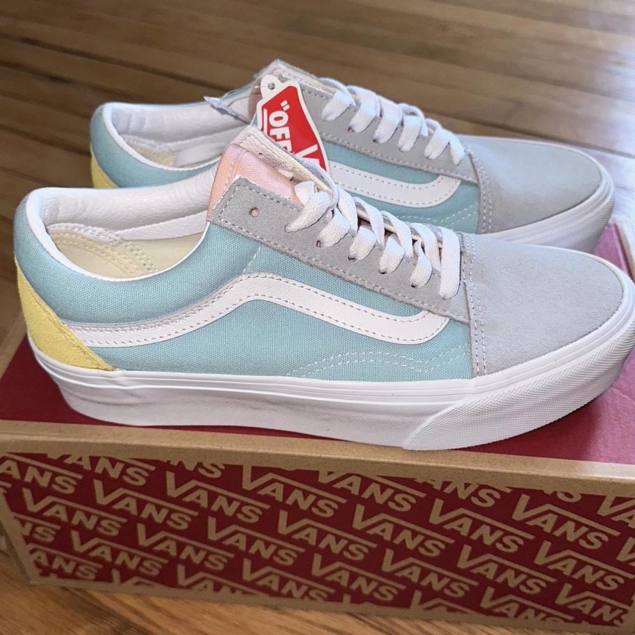 Platform Color-block Vans//Womens 7 & Mens 5.5 - Depop