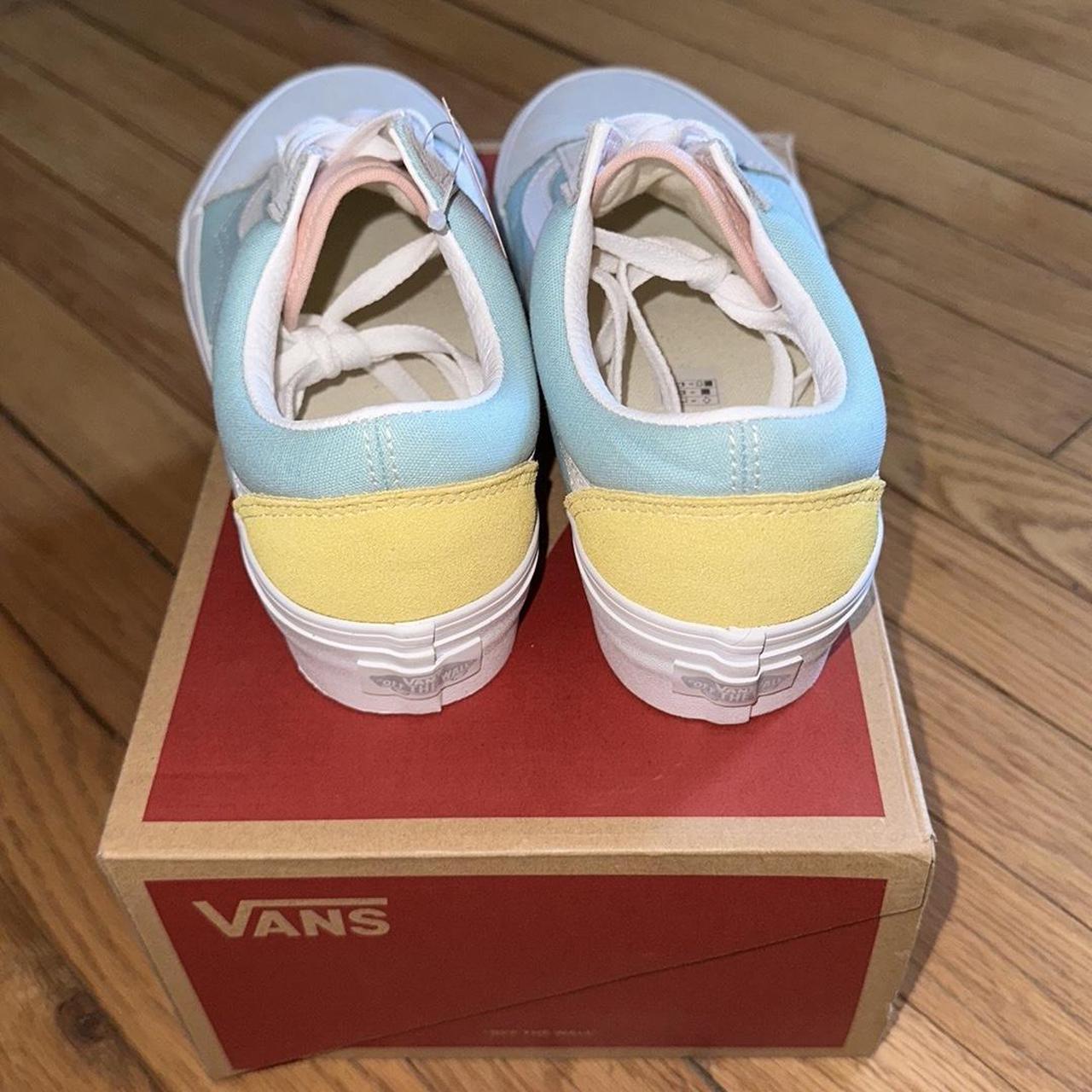 Platform Color-block Vans//Womens 7 & Mens 5.5 - Depop