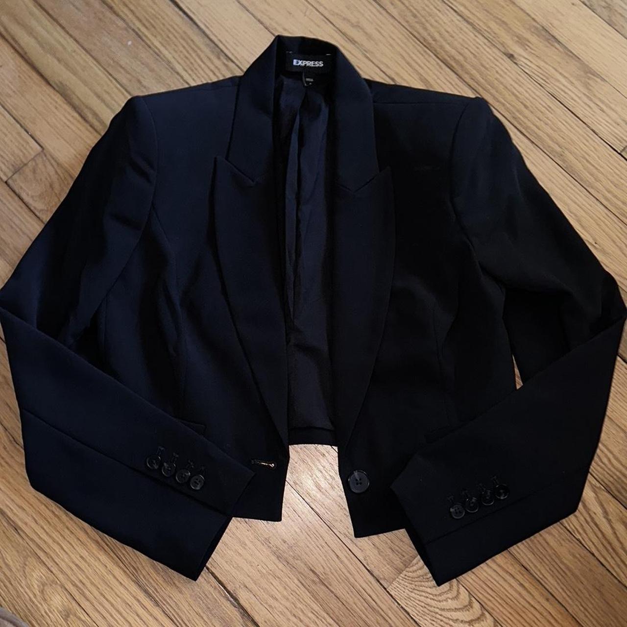 Express Cropped Blazer - Depop