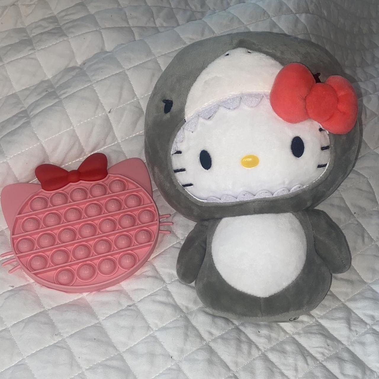 Hello Kitty Jaws Plushie + Fidget Toy Pop... - Depop