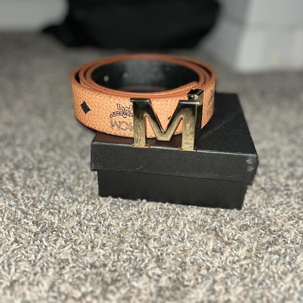 Rep mcm belt from one kick Length abt 35 - Depop