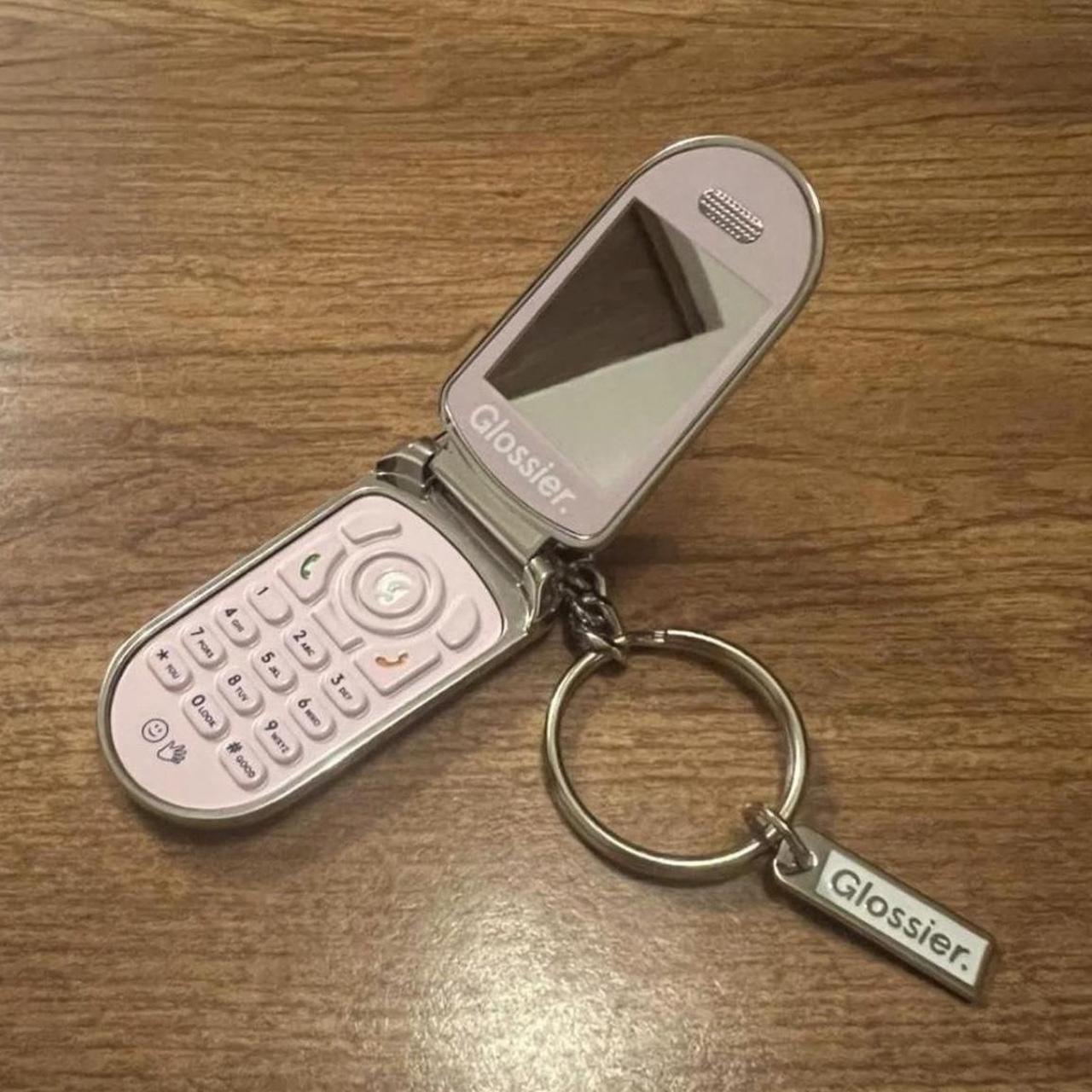 glossier los angeles phone keychain - brand new!... - Depop