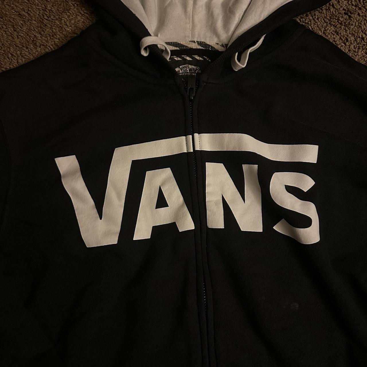 BLACK VANS JACKET 🕸️ Size - M Used - Condition... - Depop