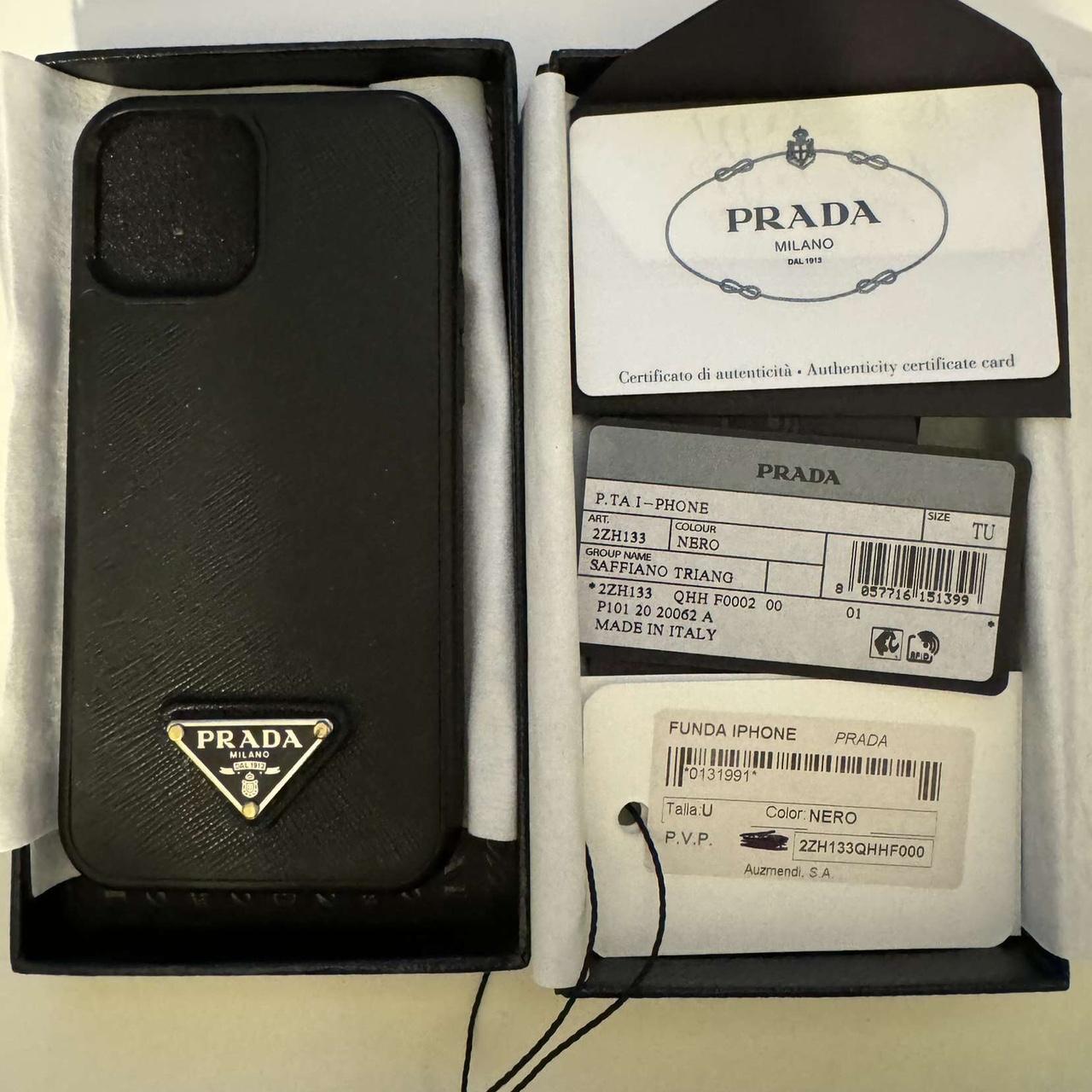 authentic prada phonecase (12/13) RRP- £280 perfect... - Depop