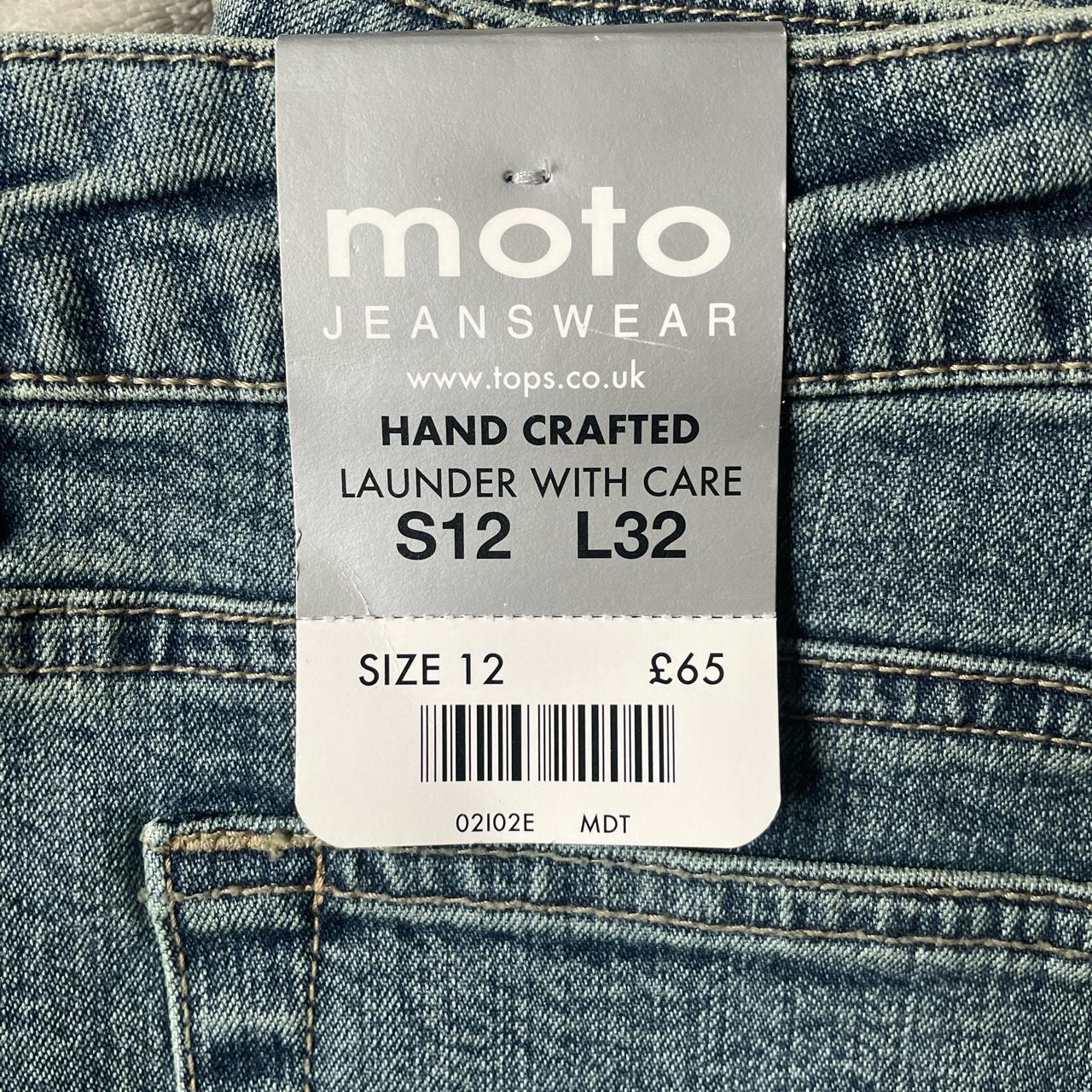 Vintage Topshop MOTO 90’s deadtsock flared jeans low... - Depop