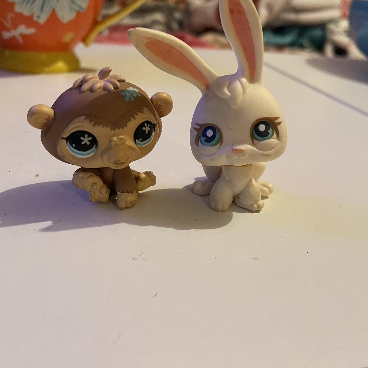 monkey and bunny lps! keep in mind they dont have... | Depop