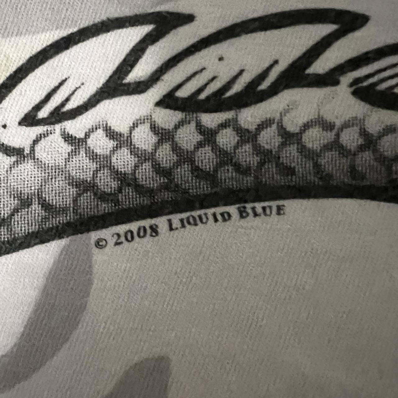 liquid blue dragon tee 2008 size m #liquidbluetee... - Depop