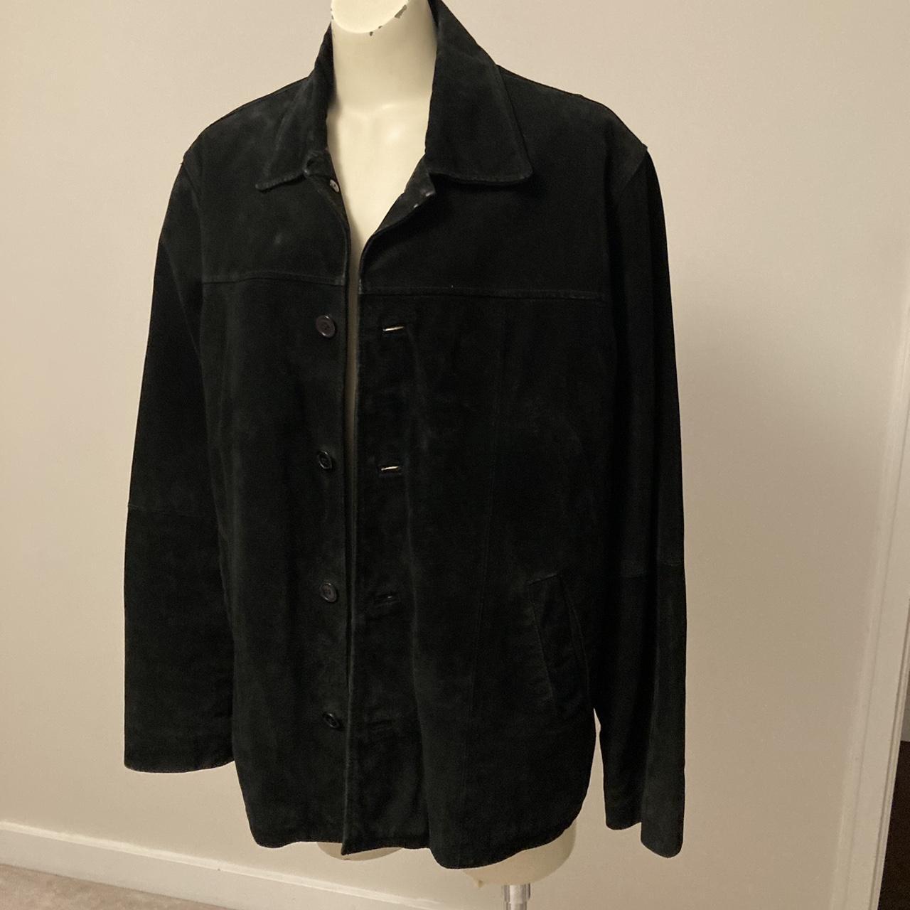 MENS Pig Suede Jacket L. ️ Great vintage condition... - Depop