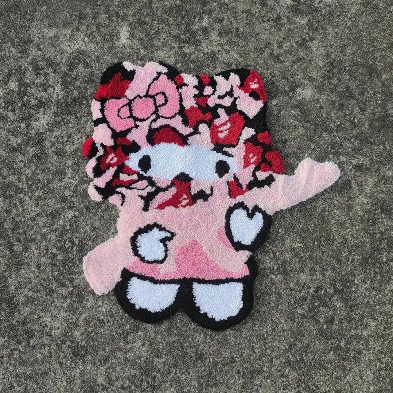 Hello kitty custom rug Decent sized rug - Depop