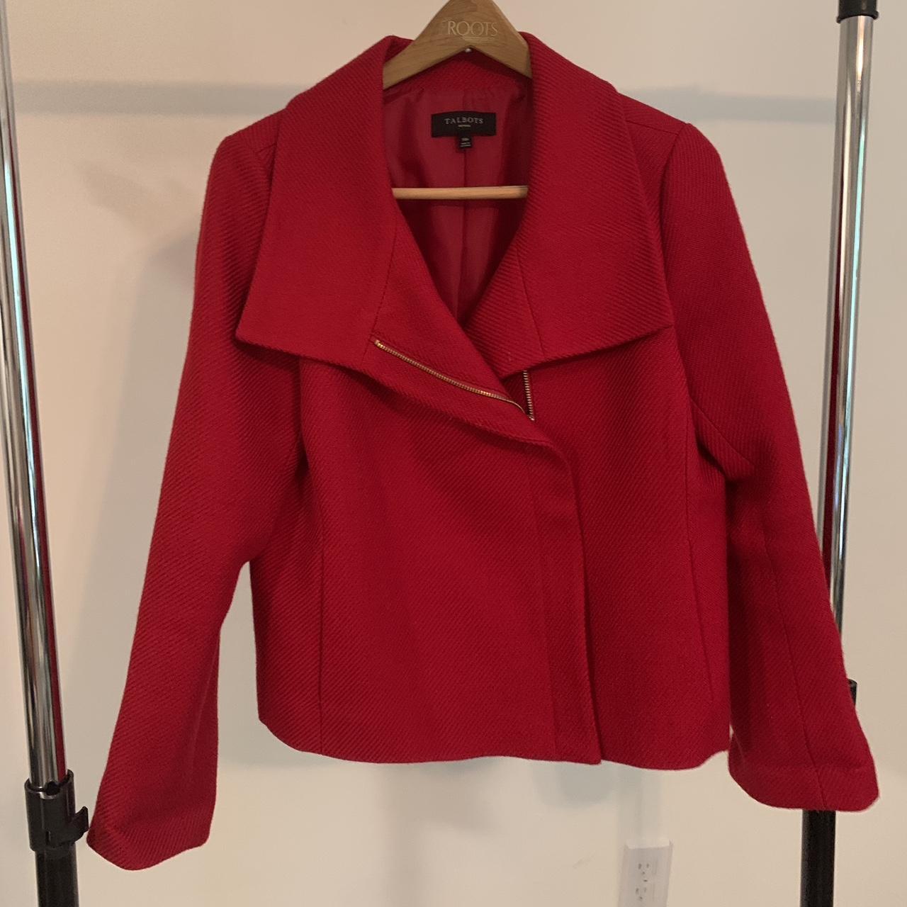 Talbots petite crossover zipper jacket, size 14P - Depop