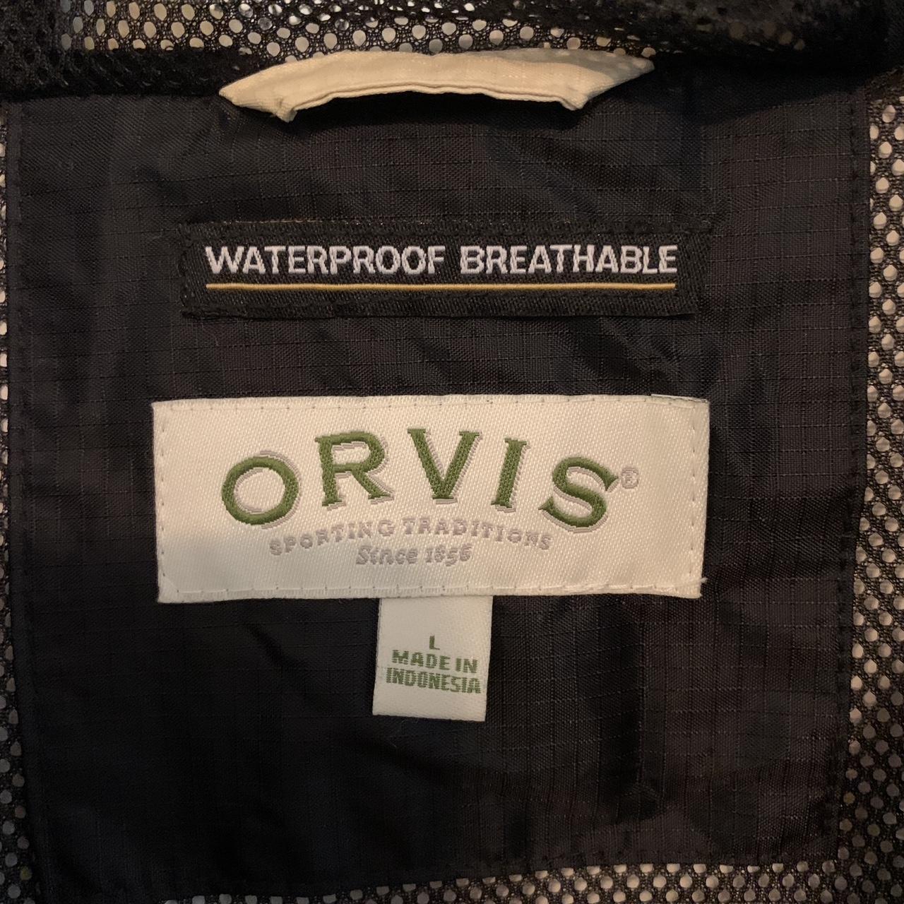 Orvis sporting waterproof rain jacket - Depop