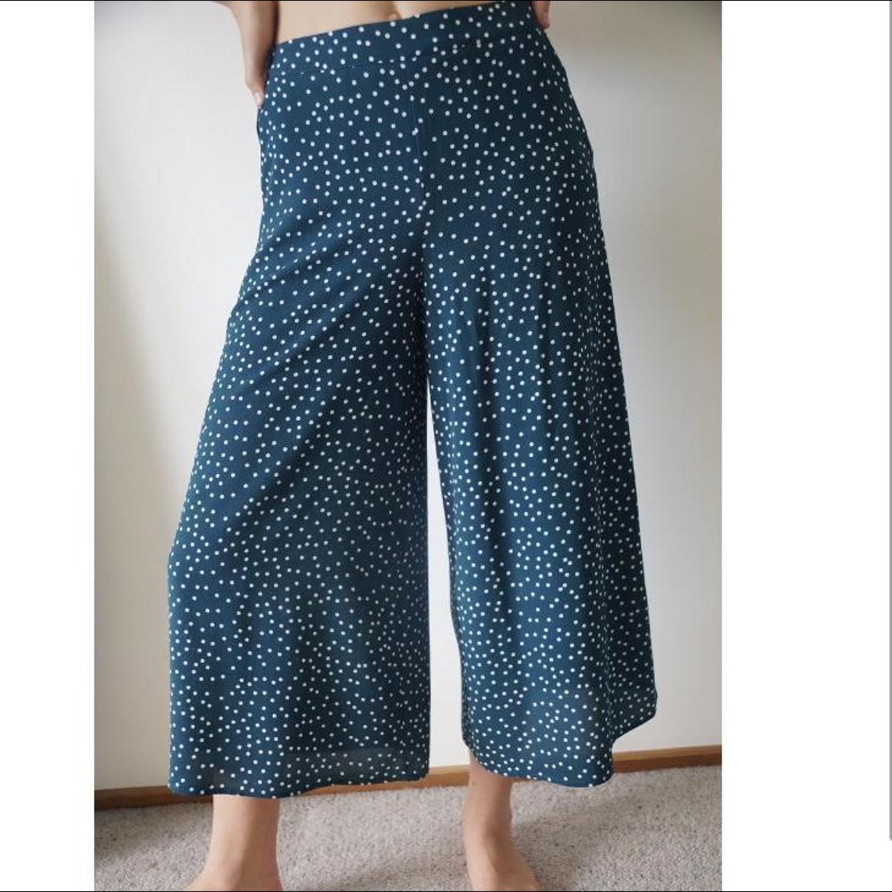 Brand new green polkadot ghanda flowy pants. Kids... - Depop