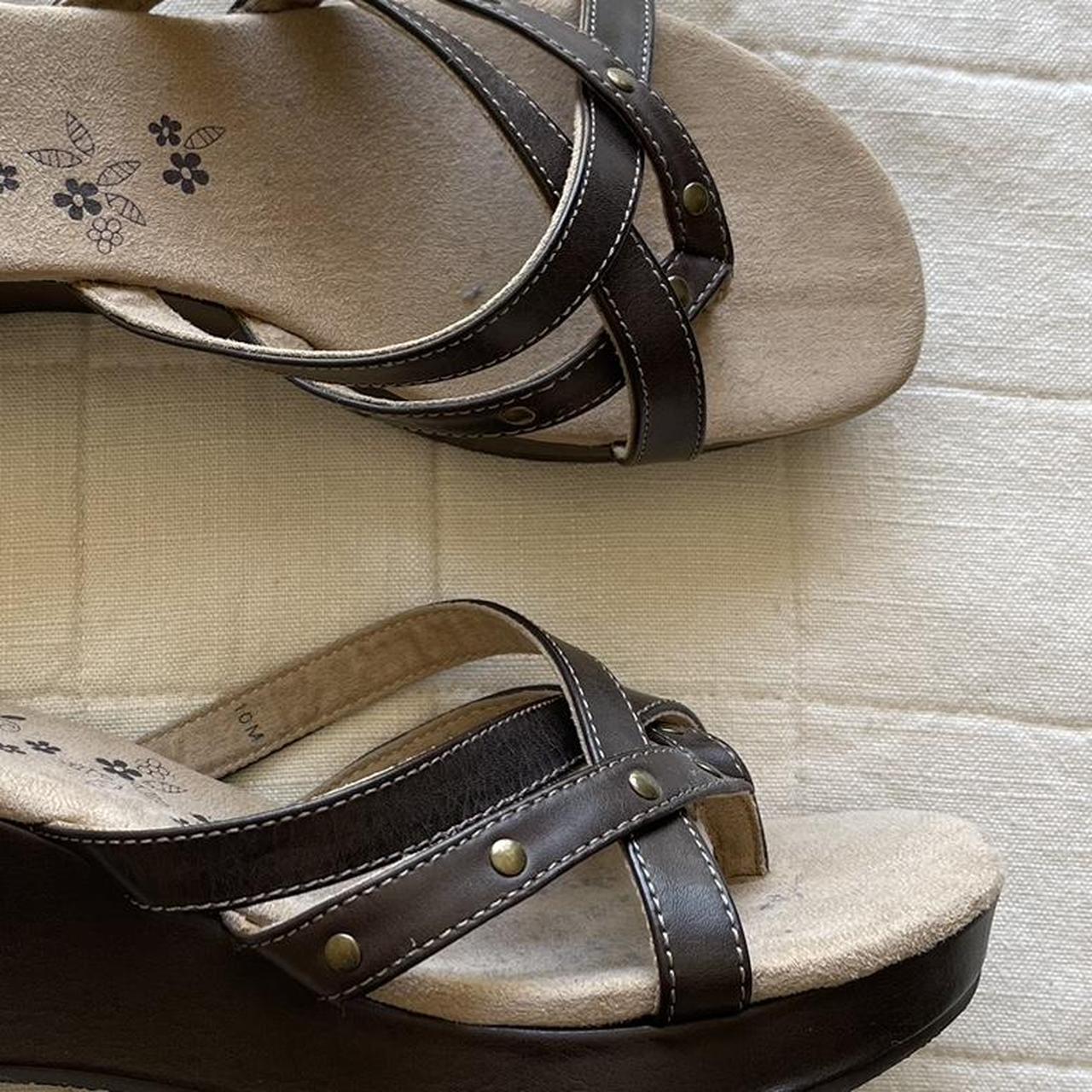 Mudd Y2K platforms slinky sandals Such a cute pair... - Depop