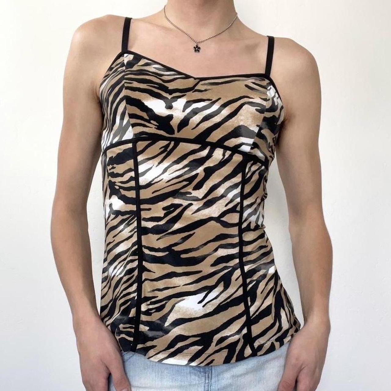 Y2K Caché animal print cami OBSESSED WITH THIS!!!... | Depop